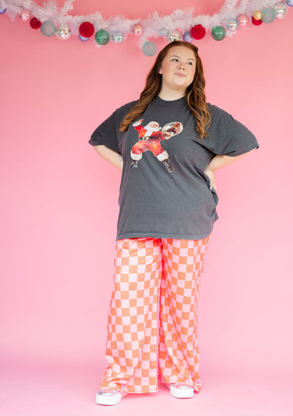 Disco Santa Tee: Charcoal – TheAllyCatWalk