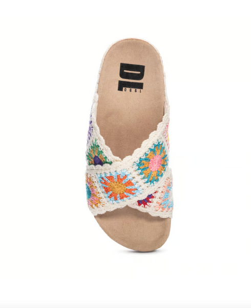 Tacoma Crochet Slide Sandal: Natural – TheAllyCatWalk